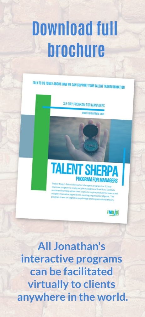 Talent Sherpa Program for Managers – Jonathan Halls